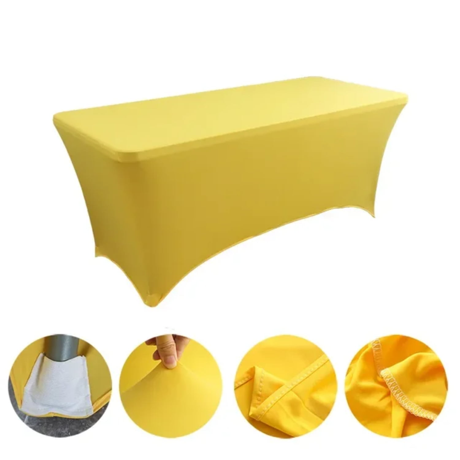 HFMENIW Elegant High Stretch Spandex Tablecloth for Wedding Hotel and ...