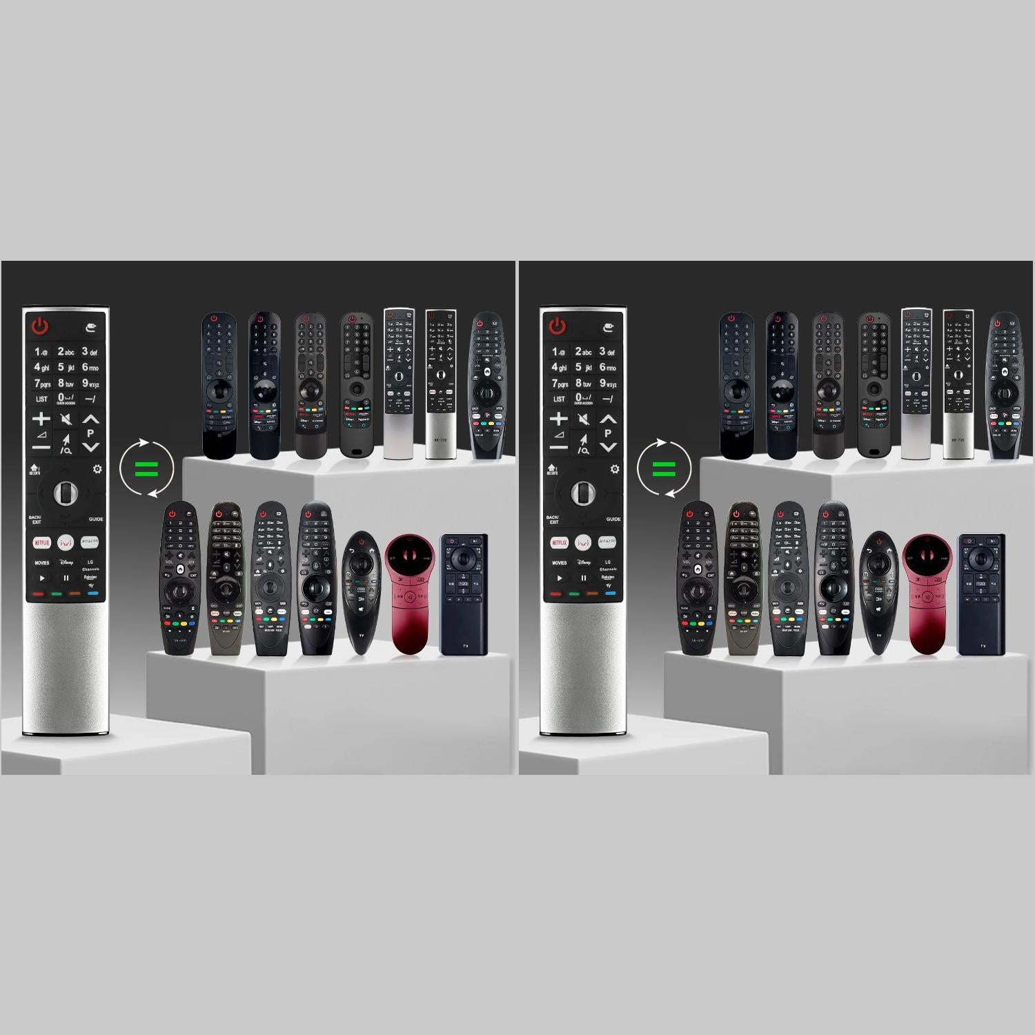 HFMENIW Enhanced Advanced 2.4G MR-700+ Magic Mouse Remote Control with ...