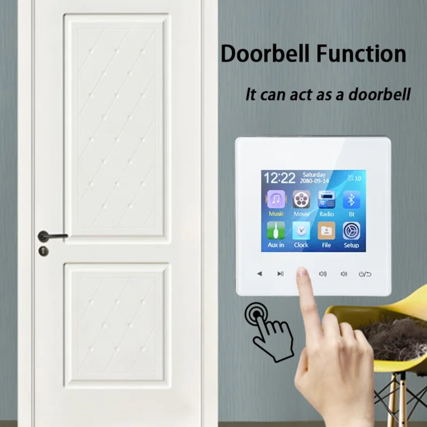 HFMENIW Enhanced Smart Digital Wall Amplifier Sound System with New ...