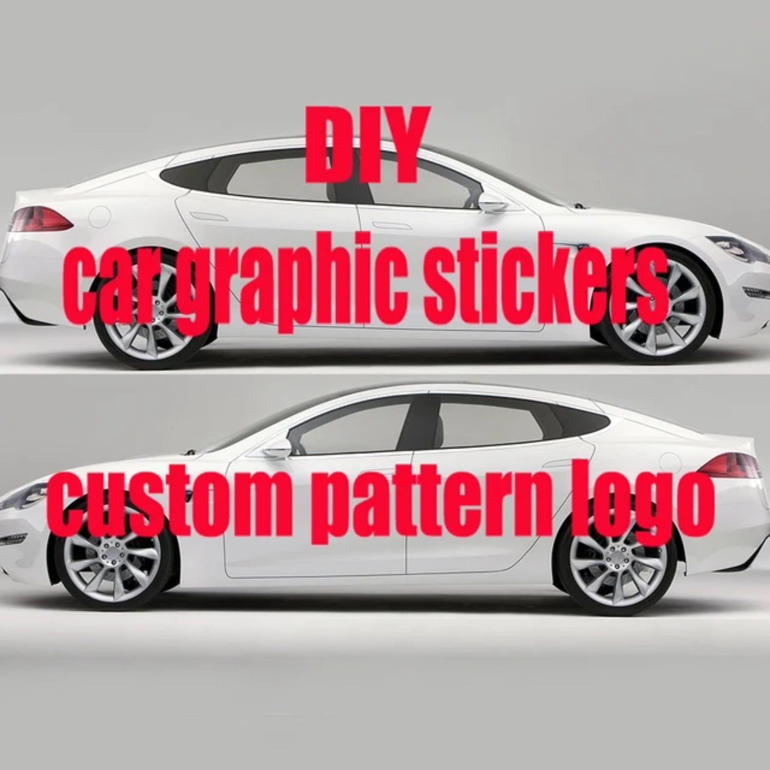 HFMENIW Eye-catching unique geometric motion design PVC car stickers ...
