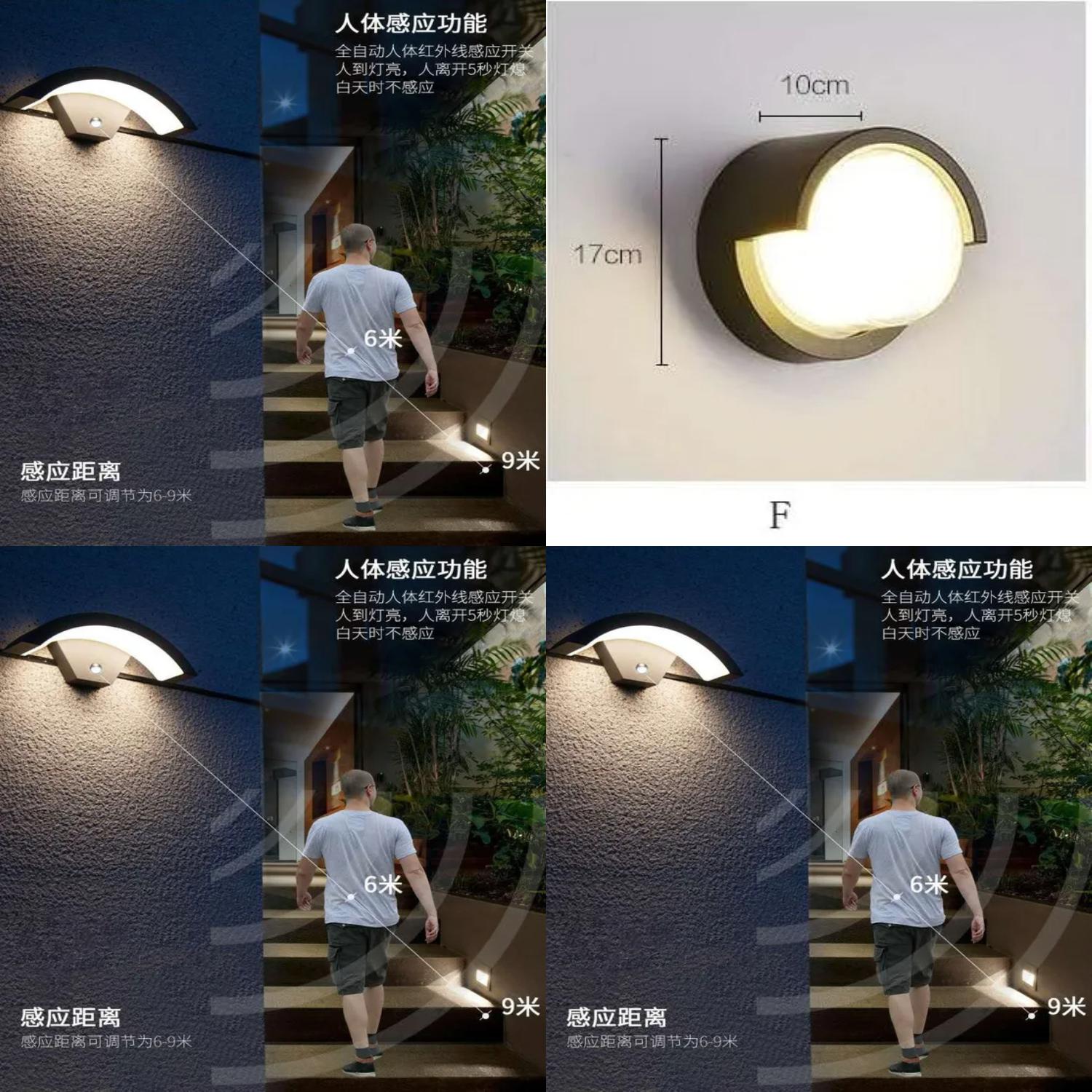HFMENIW Modern Stylish and Waterproof 18W LED Indoor Outdoor Fixtures ...
