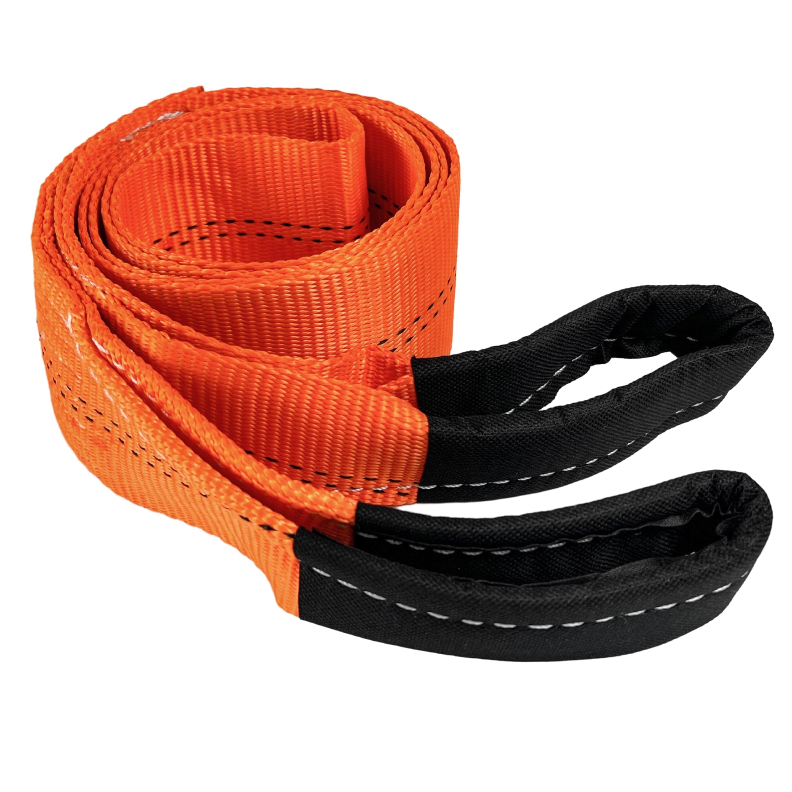 HFS Heavy Duty 3 Inch x 8 Ft Tree Saver Winch Strap Tow Strap 30,000 ...