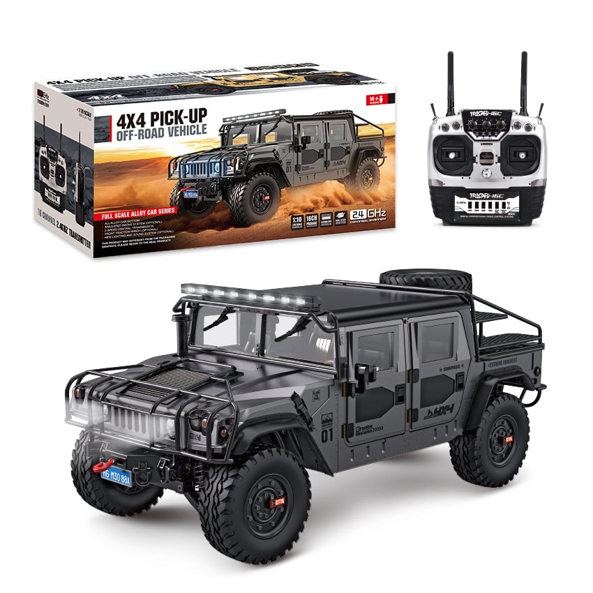 HG 1/10 P415A RC Off-road Vehicle for 4x4 Hummer Pick-up Crawler Car ...