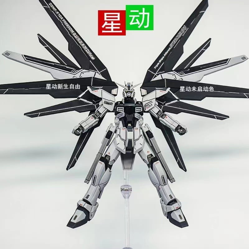 HG 1/144 Cartoon Mecha Block Toy Action Figure Model Toys ABS Plastics ...