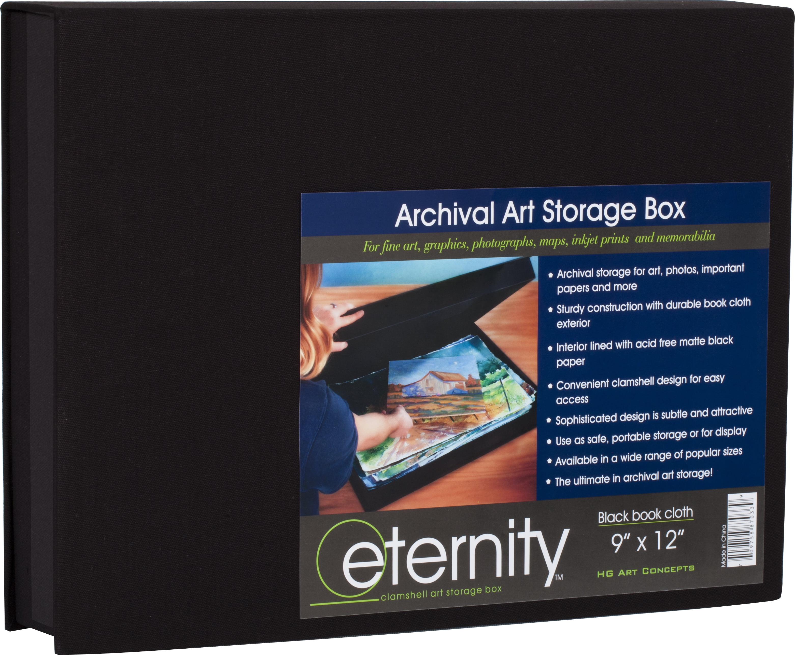 HG Concepts Art Photo Storage Box Eternity Archival Clamshell Box For ...