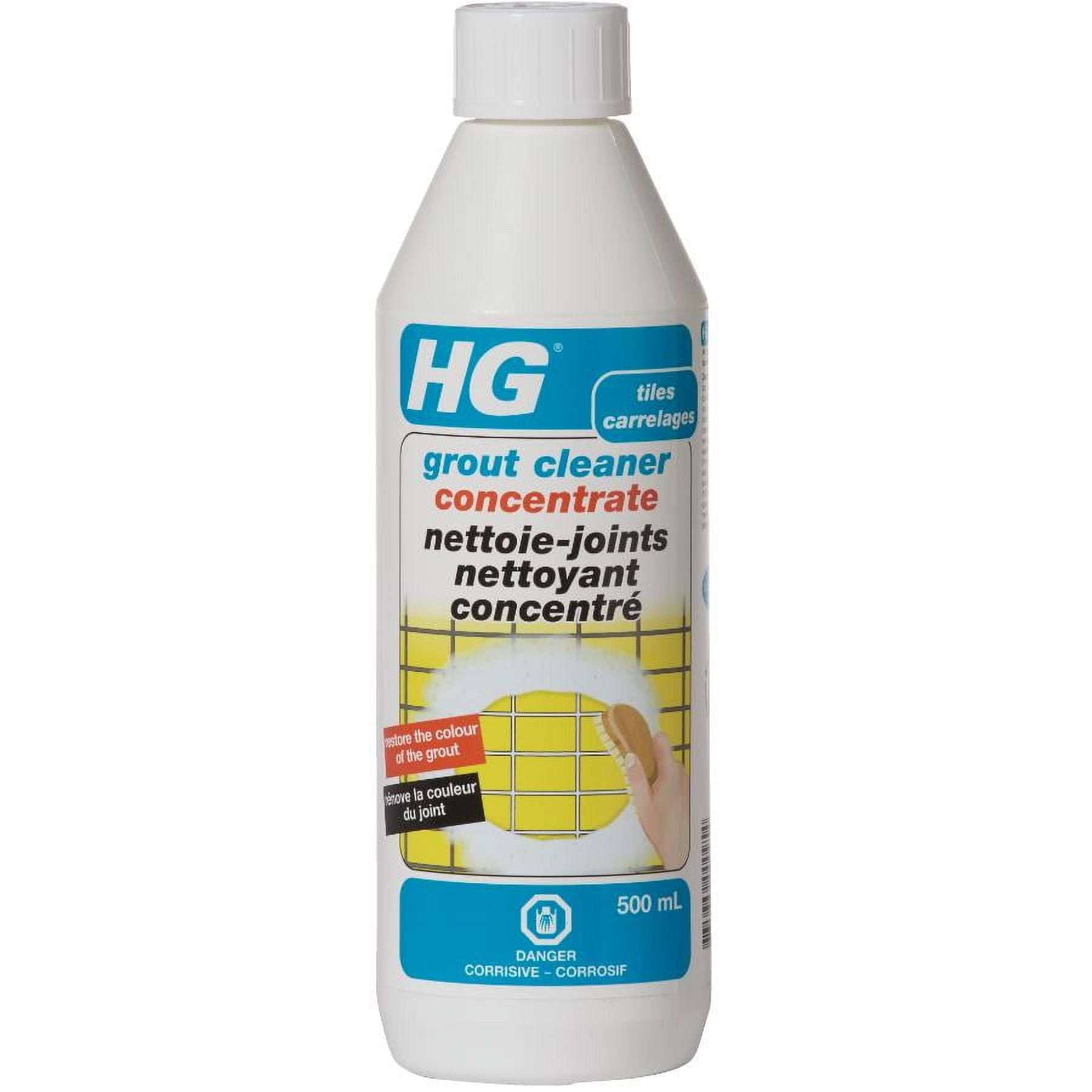 HG Grout Cleaner 500 ml - Concentrated Formula - Removes Stubborn Dirt ...