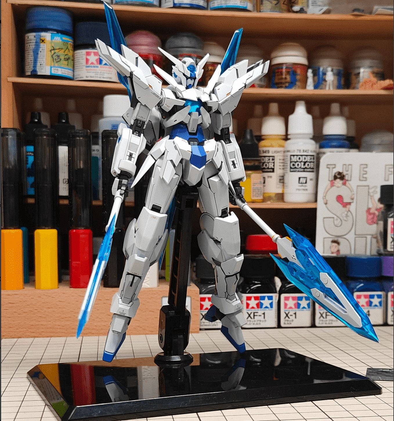 HG JMS GN-10000 HGBF 1/144 Anime Figures newborn free animation model ...