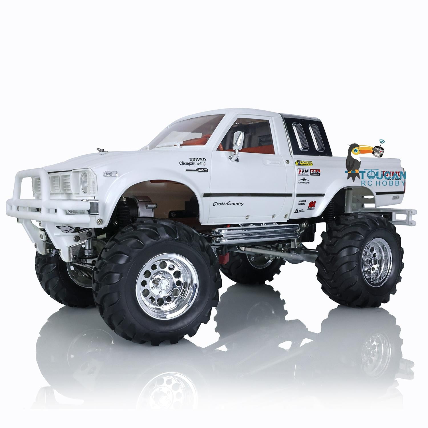 HG P407 1:10 RC Racing Crawler Pickup 4*4 Rally Car KIT Model Chassis ...