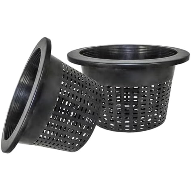 HG10MESHPOT 10-Inch Wide Lip Bucket Basket, Bag of 2 Bucket Basket Lid ...