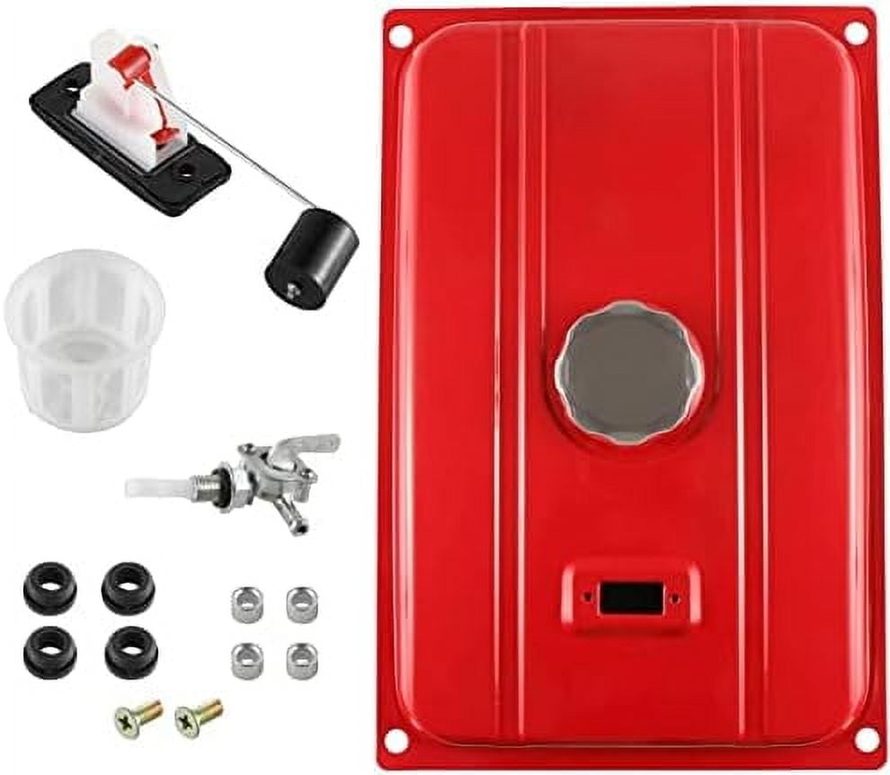 HGC 7 Gallon Universal Secondary Fuel Gas Tank Valve Chrome Cap ...