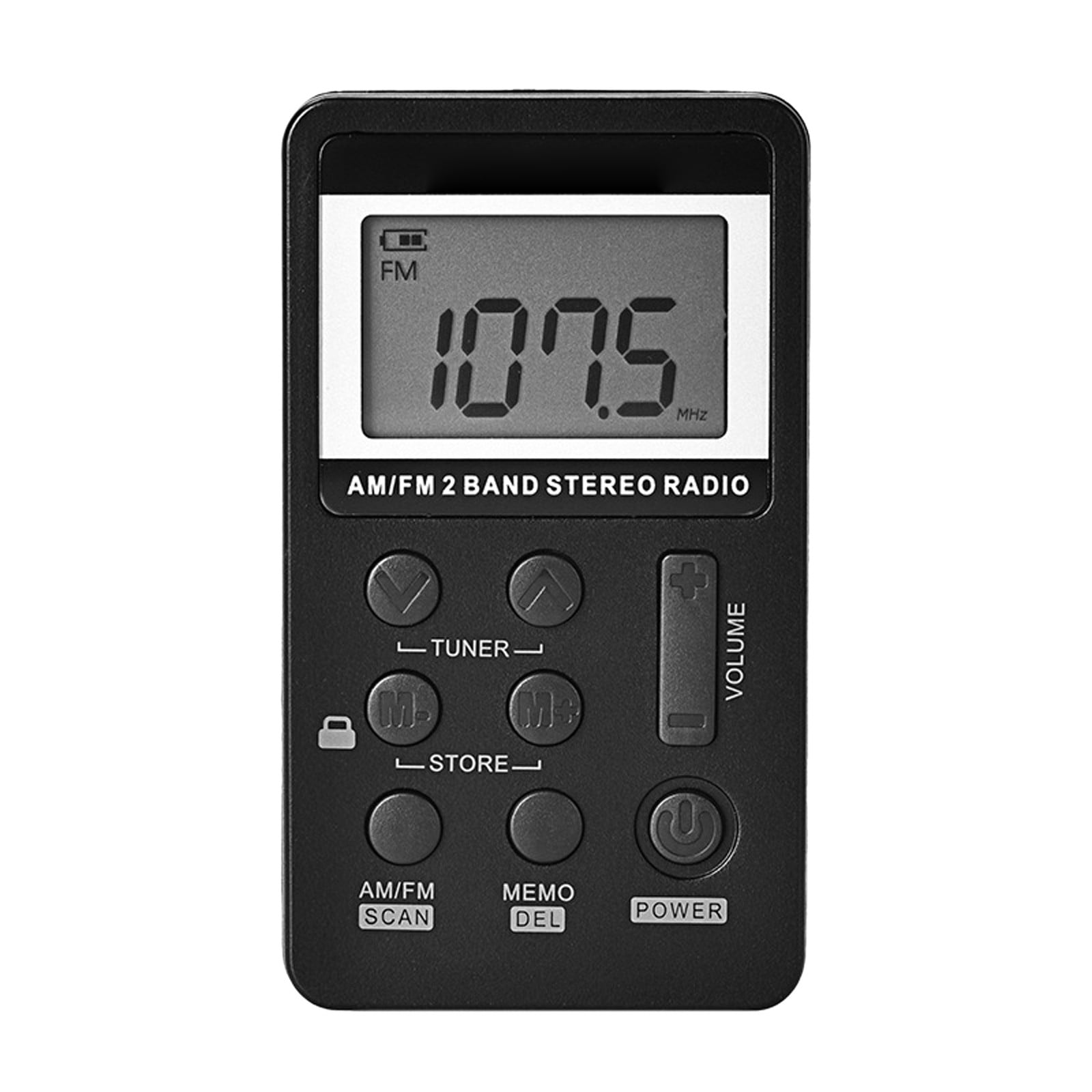 HGFTDIUT Flash Deals! Mini Digital Portable Portable Radio 2 Band ...