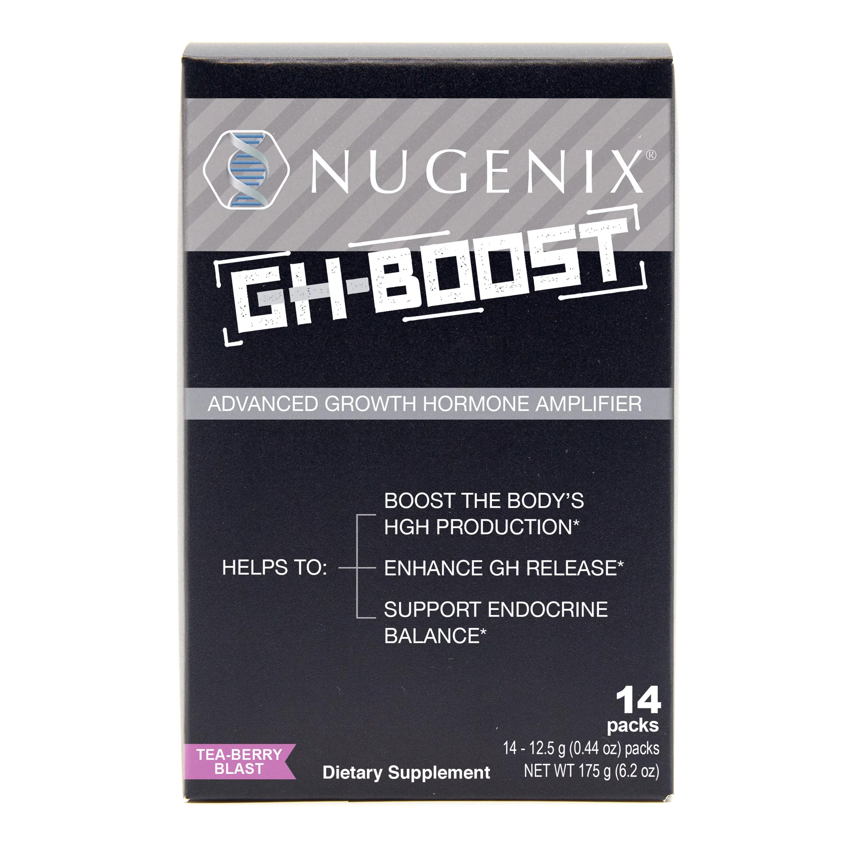 HGH Booster and Sleep Dietary Supplement for Men, Tea-Berry Blast, 14 ...