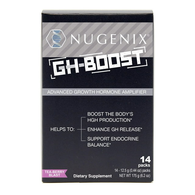 HGH Booster and Sleep Dietary Supplement for Men, Tea-Berry Blast, 14 ...