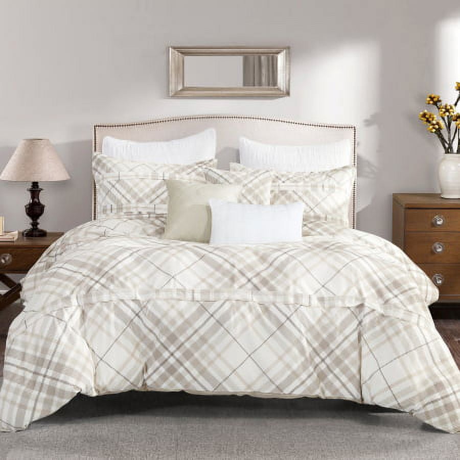 Hgmart Bedding Comforter Set Bed In A Bag 7 Piece Luxury Microfiber