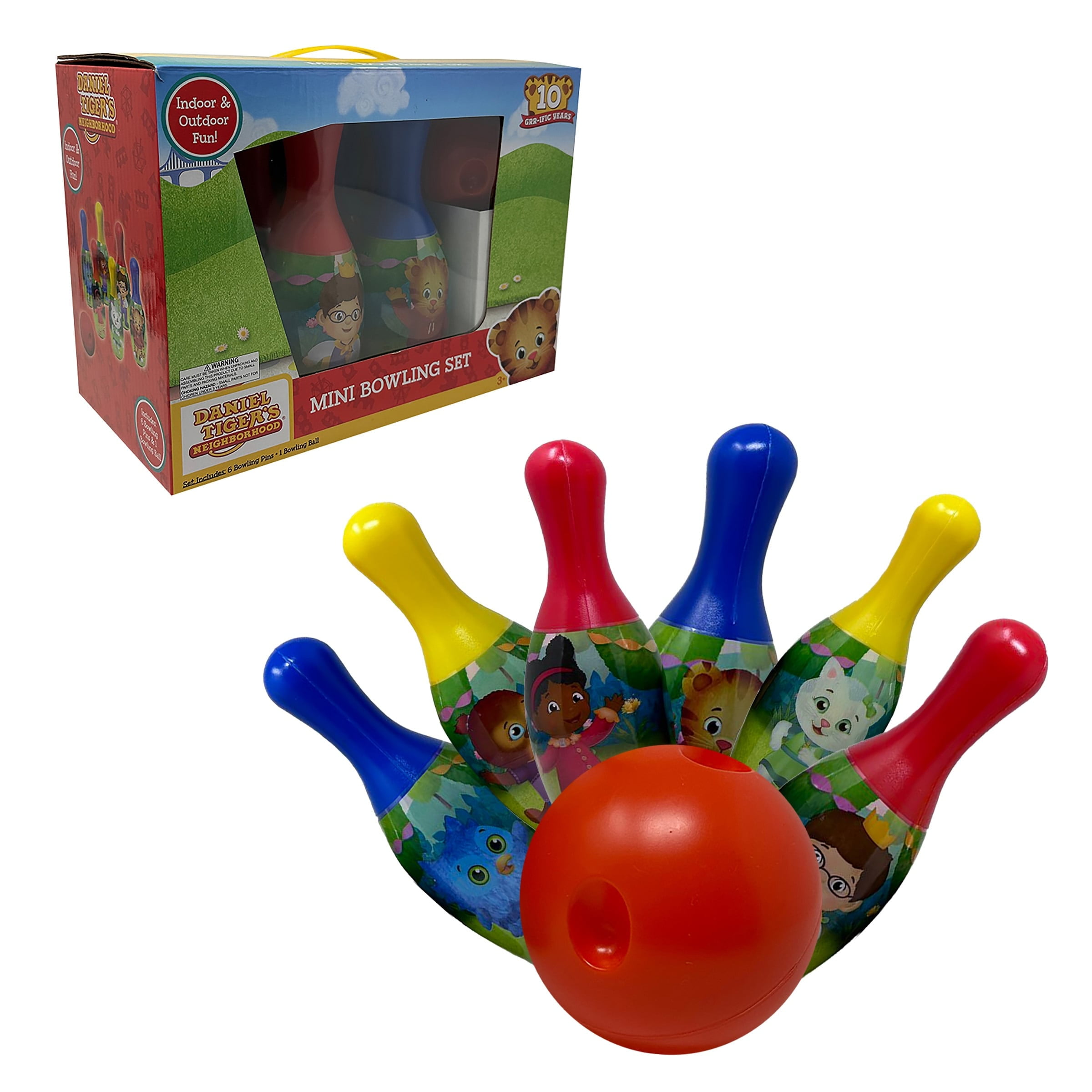 HGP Group Waloo Sports Daniel Tiger's Neighborhood Mini Bowling Set - Walmart.com