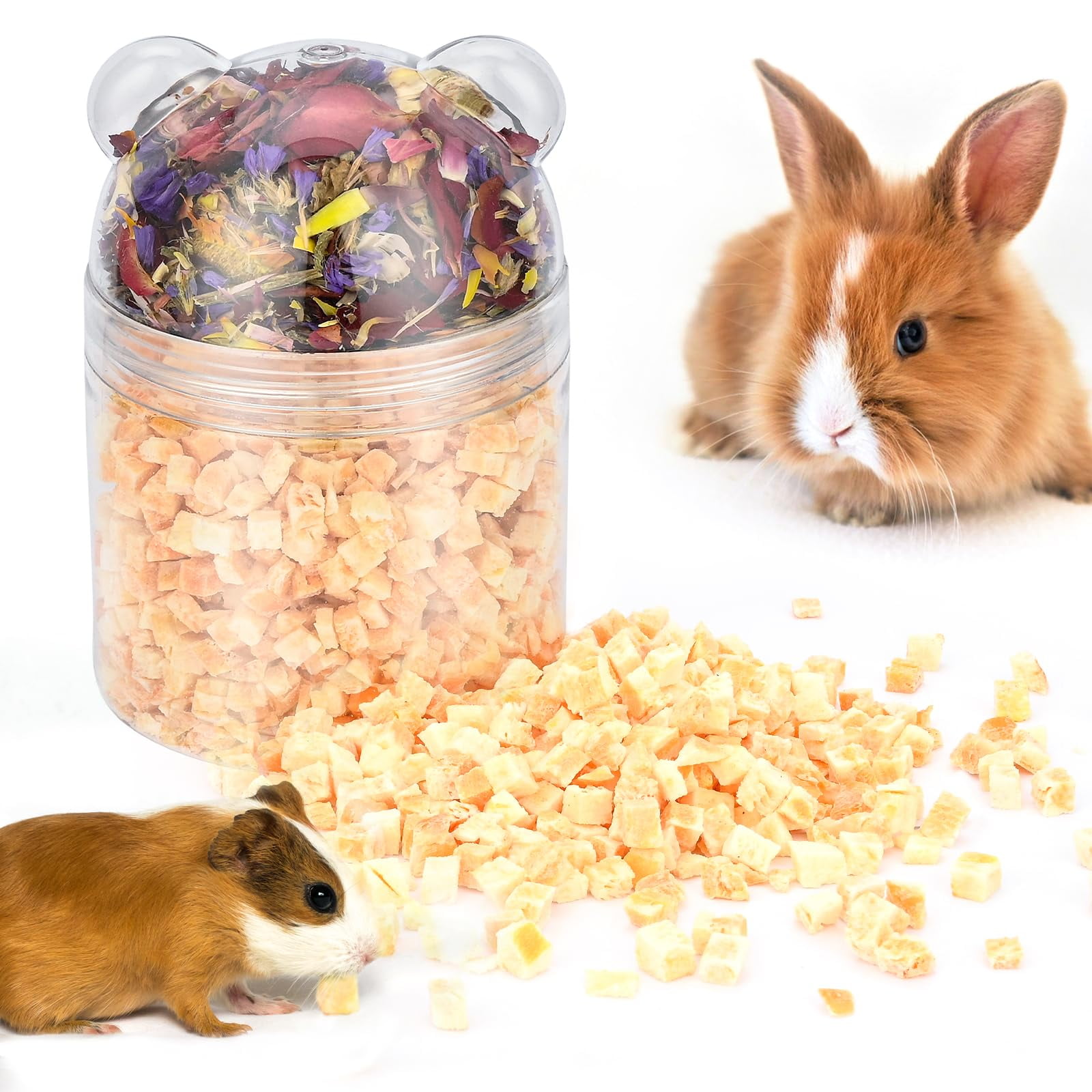 HGPOKLVT Rabbit and Hamster Snack, Vegetable Treats - Natural Healthy ...
