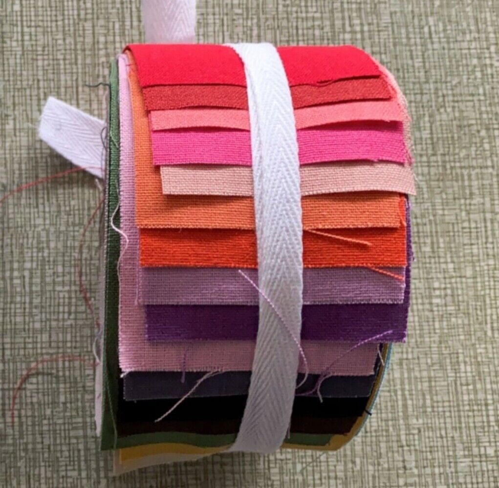 HGPS 36 Pieces Fabric Strips Roll 2.5 Inch Collection Jelly Fabric ...