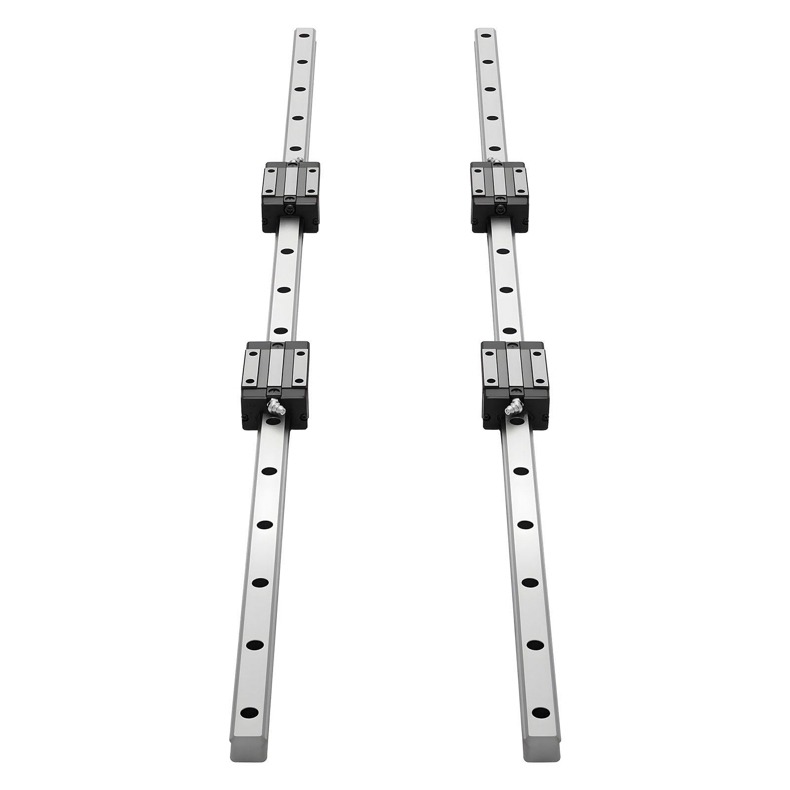 HGR20 High Precision Linear Rail Guide Kit: 2x1000mm Rails & 4x Bearing ...