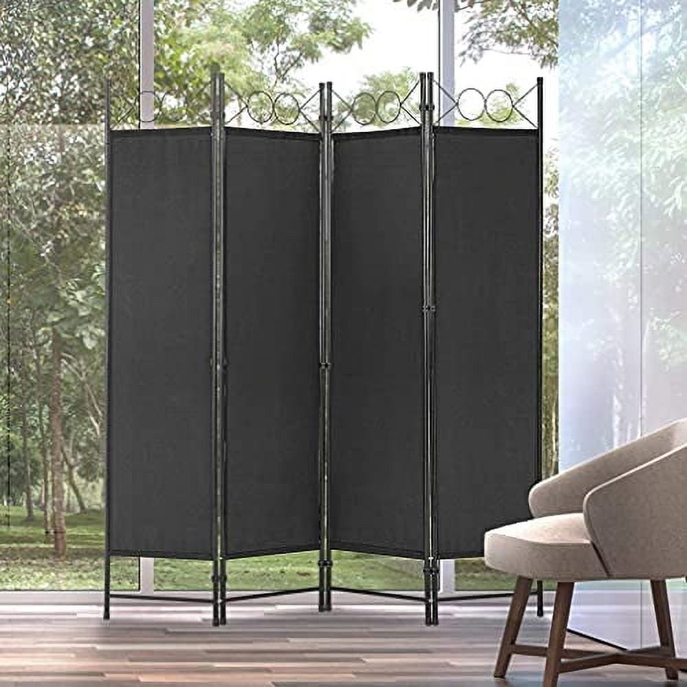 HGS Room Divider 4 Panel Screen Divider Folding Partition Screen ...