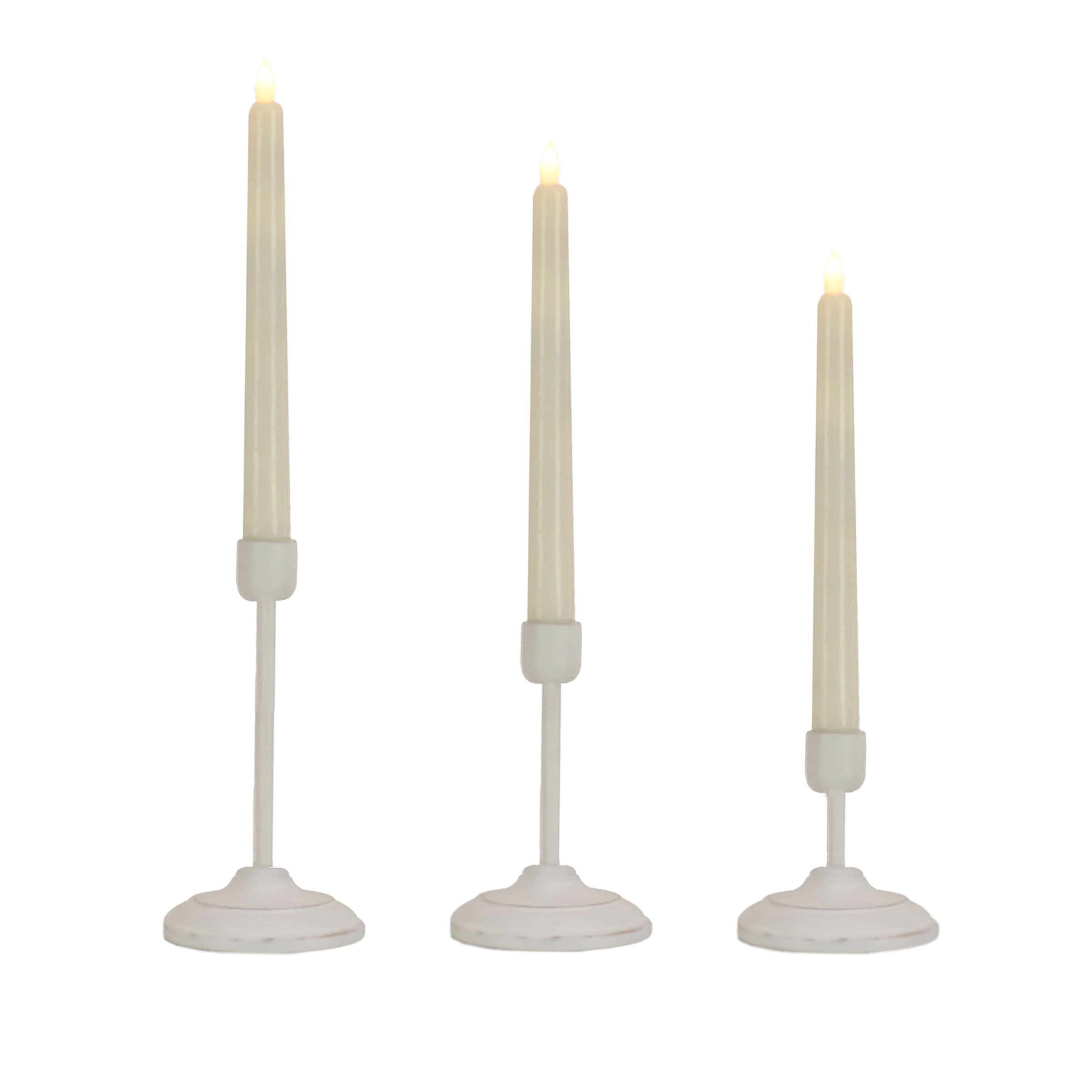 HGTV Home Collection Set of 3 Heritage Flameless Candles With Remote ...