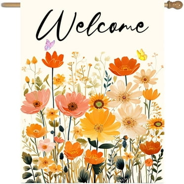 DragonBtu Seasonal Garden Flag Double Sided Spring Summer Yard Outdoor ...