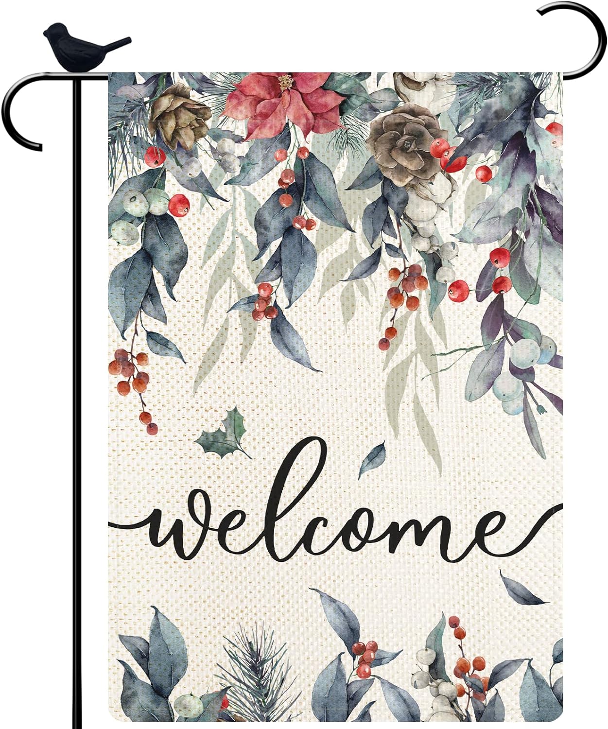 Toland Home Garden Christmas Barn Winter Christmas Flag Double Sided ...