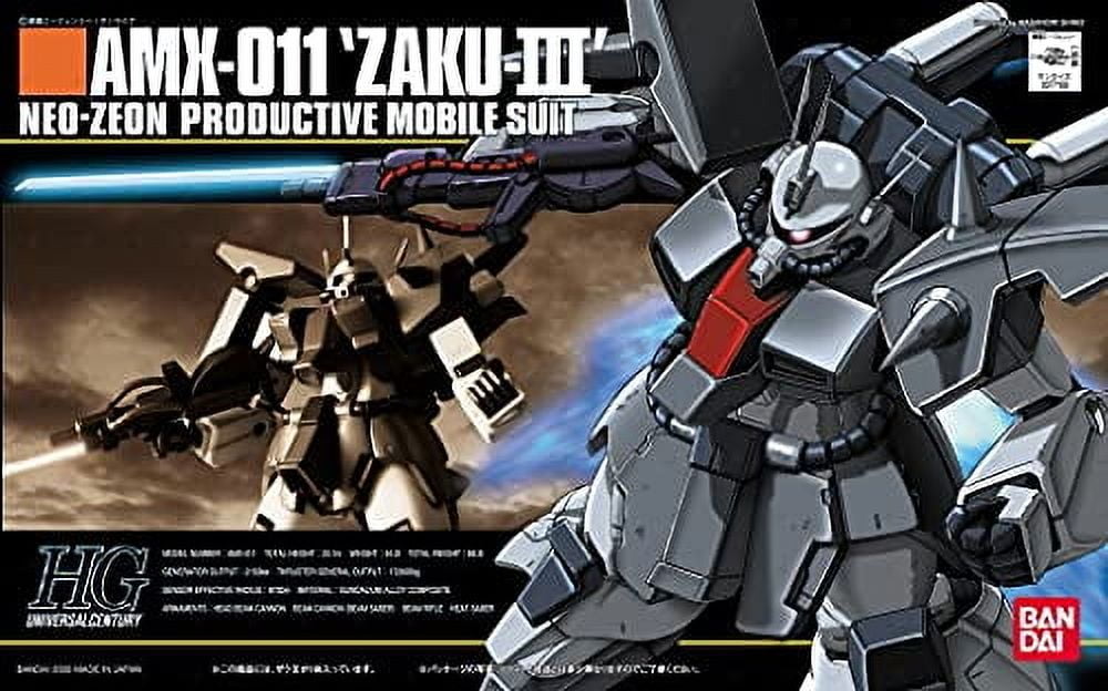 HGUC 1/144 AMX-011 Zaku III (Mobile Suit Gundam ZZ) - Walmart.com