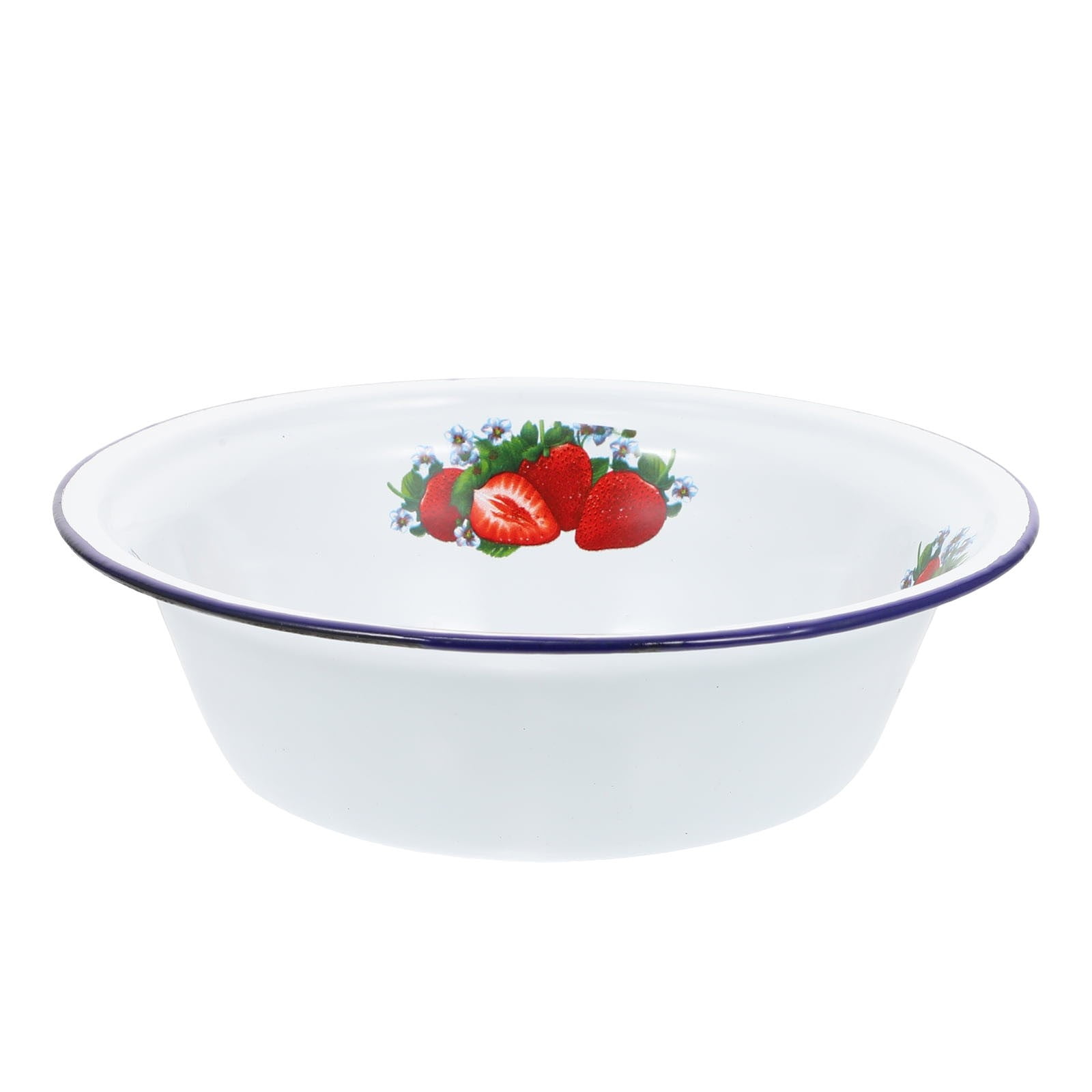 HGUYT 1/2/3PCS Strawberry Porcelain Glaze Basin Large Mixing Bowl ...