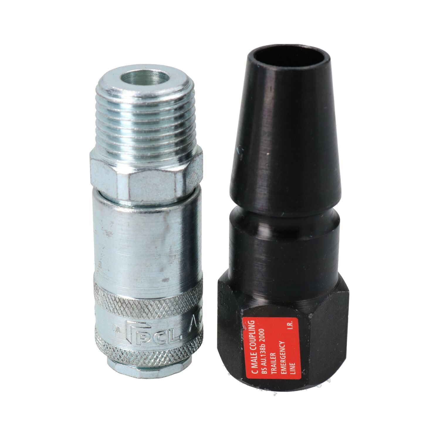 HGV Red Line C Coupling to PCL Coupler Fitting 1/2" BSP Air Hose ...
