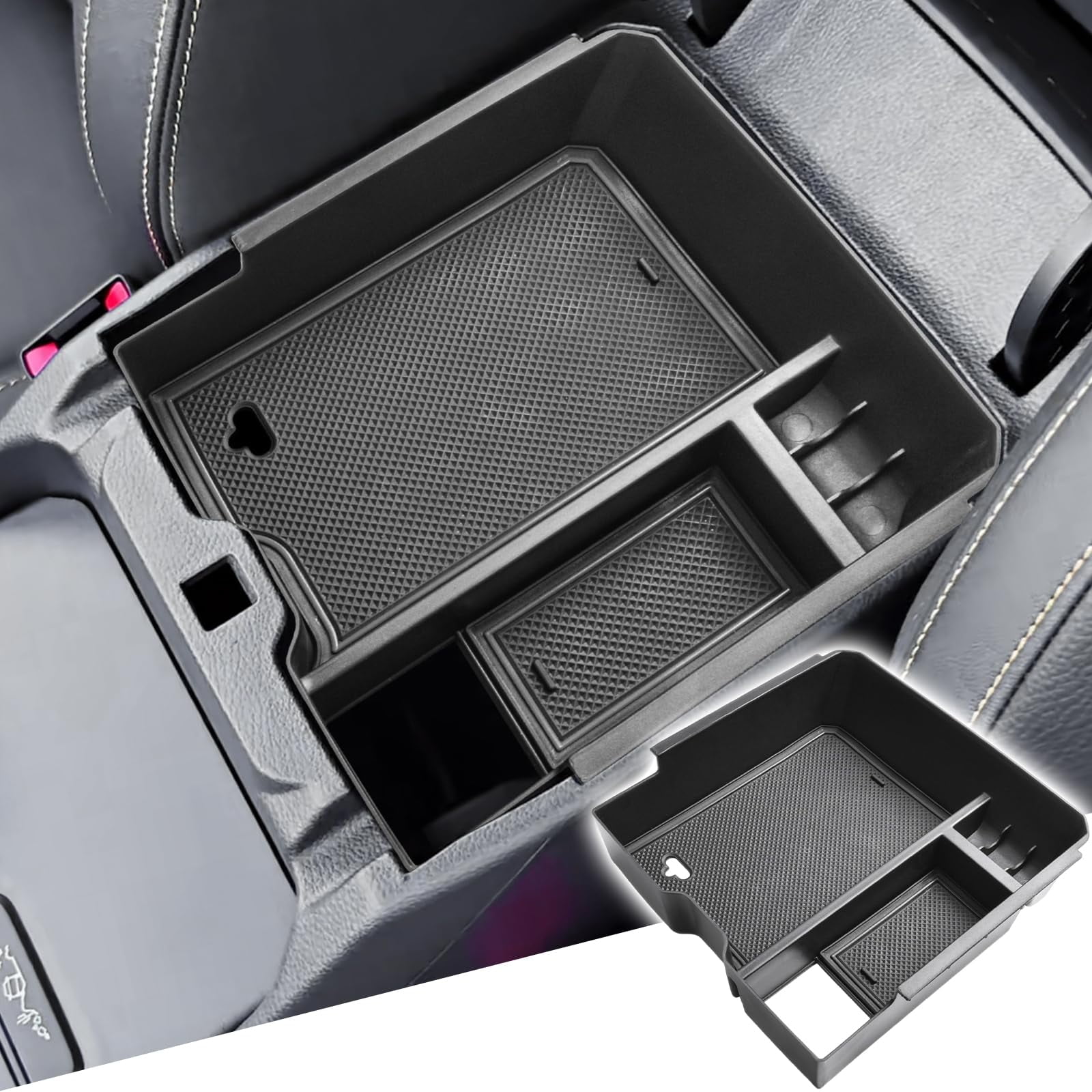 HGWEI Center Console Organizer CM31 Tray Compatible with 2024 Ford ...