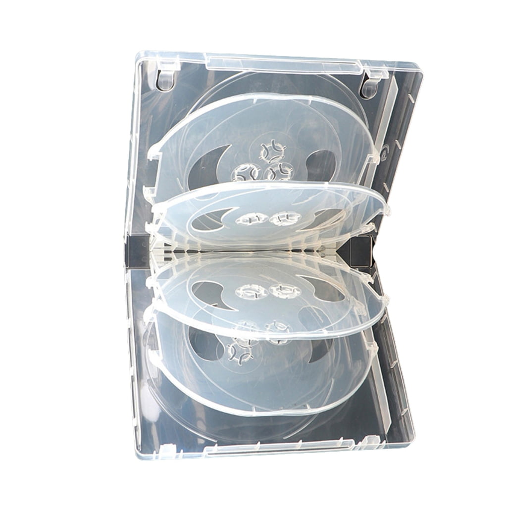 HGYCPP 10 DVD Jewelry Case with Assembled Clear Tray Standard Empty ...