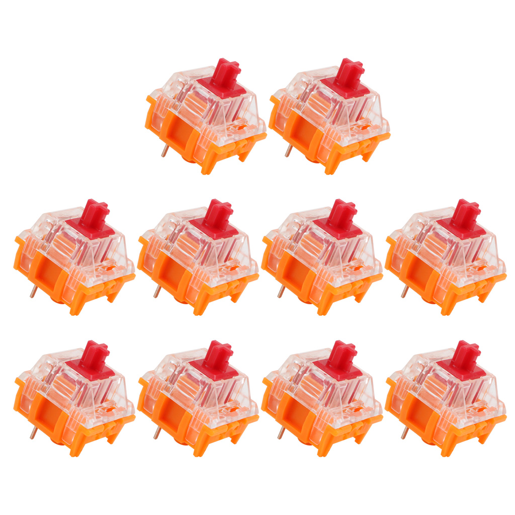 HGYCPP 10 Pieces TTC Switch Linear Axis Switches for RGB Mechanical ...