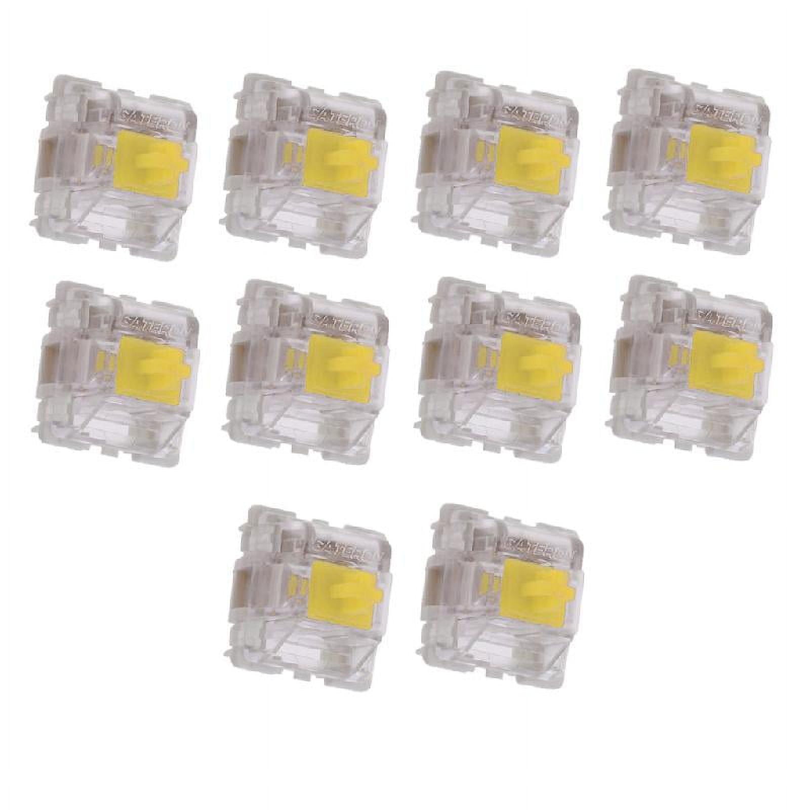 HGYCPP 10Pcs Gateron SMD Yellow Switches Mechanical Keyboard 3pins ...