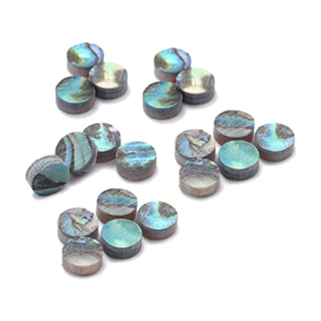 HGYCPP 20 Pieces Fingerboard Inlay Dots Mother of Pearl Shell Dot Fret ...