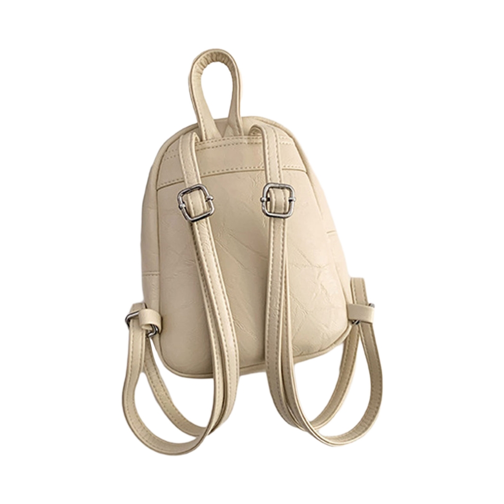 HGYCPP 2023 Backpack Fashion PU Vintage Rucksack Double Strap Shoulder ...