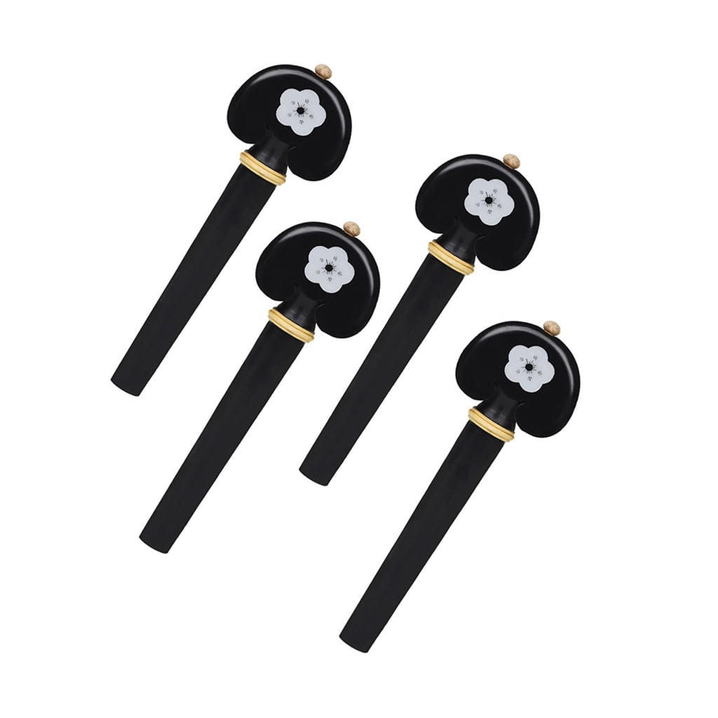 HGYCPP 4Pcs Cello Ebony Cello Peg Cello Accessories Tuning Peg Wood ...