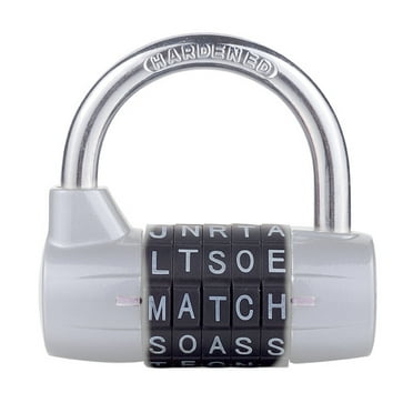 Master Lock 643DWD Set Your Own Word Combination Lock 1-9/16 in. Wide ...