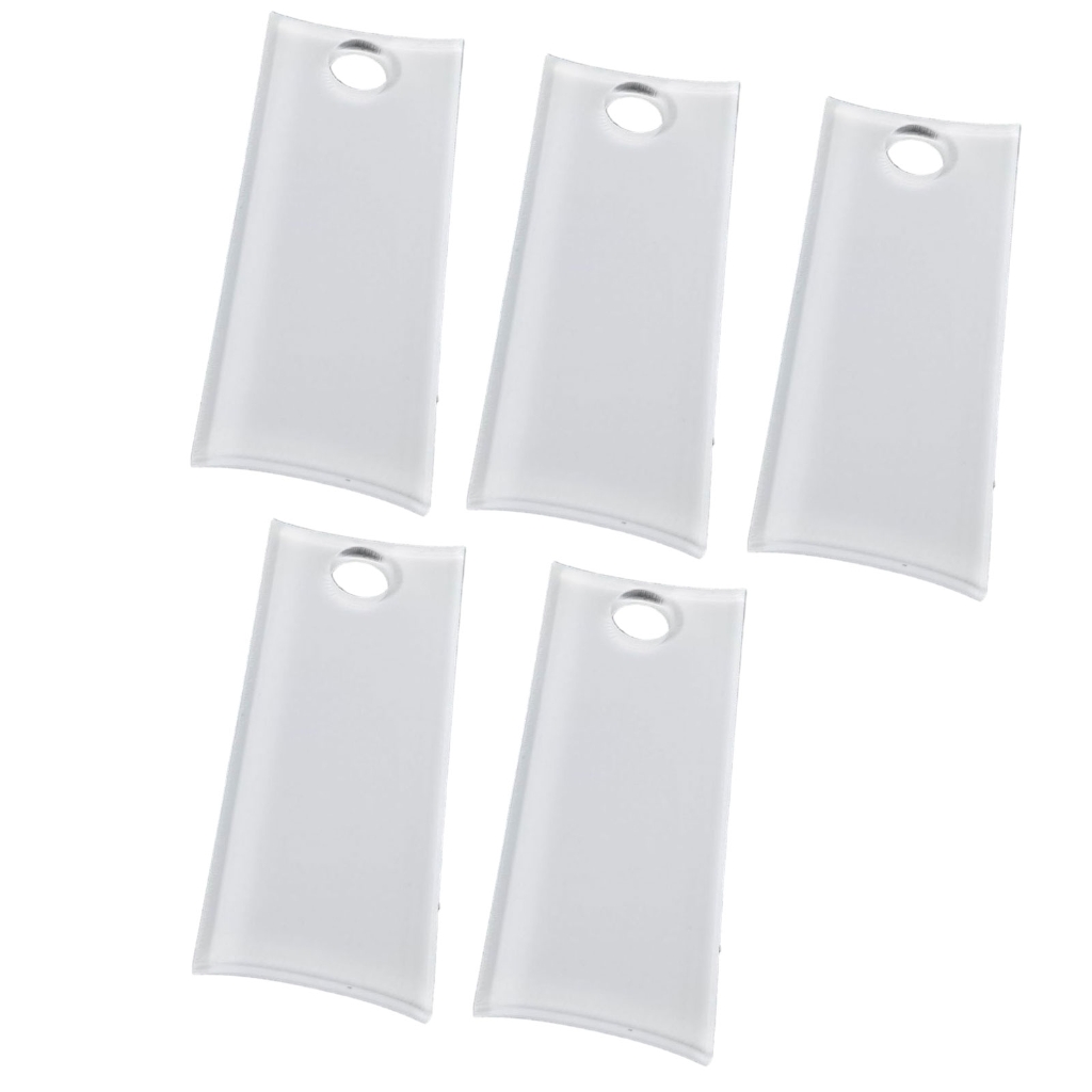 HGYCPP 5 Pack Sublimation Name Plate Heat Transfer Decorations Acrylic ...