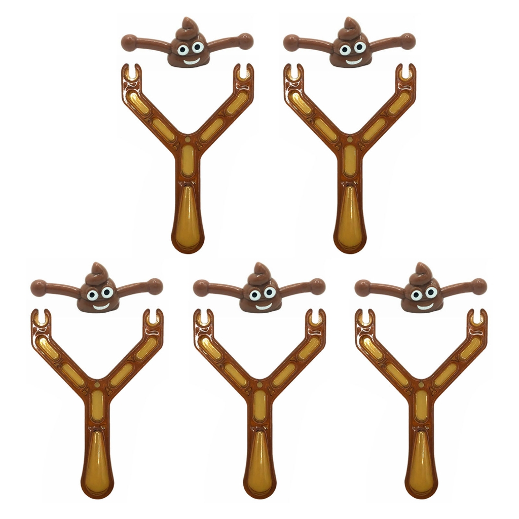 HGYCPP 5pcs Poop Ejection Gag Toy Catapult Launches Poop Fake Poop Toy ...