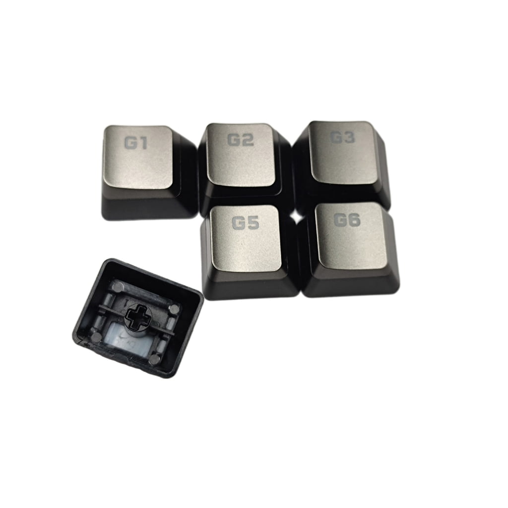 HGYCPP 6PCS G1G2G3G4G5G6 Macro Keycap ABS Backlit Macro Key Caps for ...
