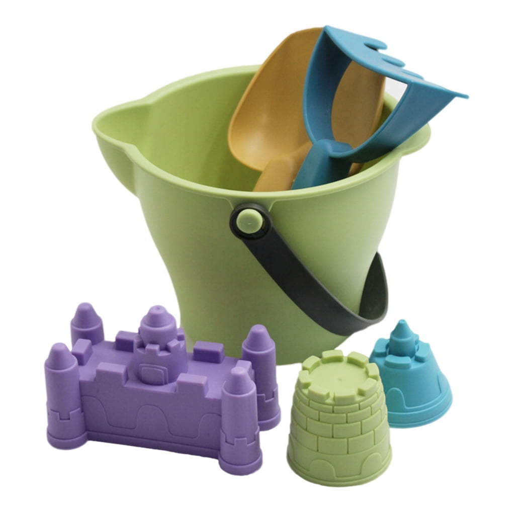 HGYCPP 6pcs/set Castle Sand Clay Mold Portable Children Kids ...