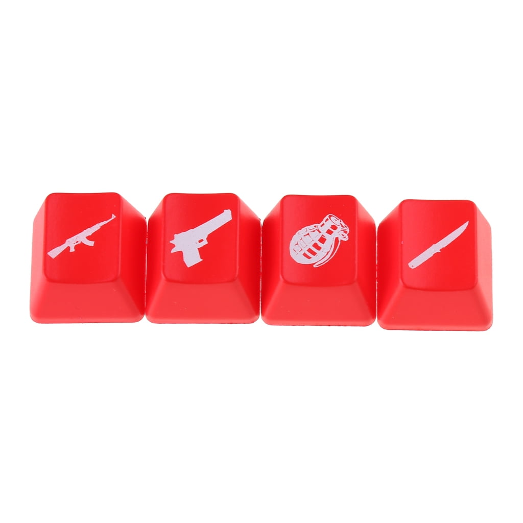 HGYCPP ABS Backlit Keycap R4 OEM Directions Keycaps CF Poker Design for Gaming Mechanical ...