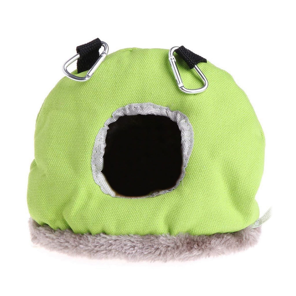 HGYCPP Bird Hanging Hammock for Cage Winter Warm Nest Tent House Plush ...