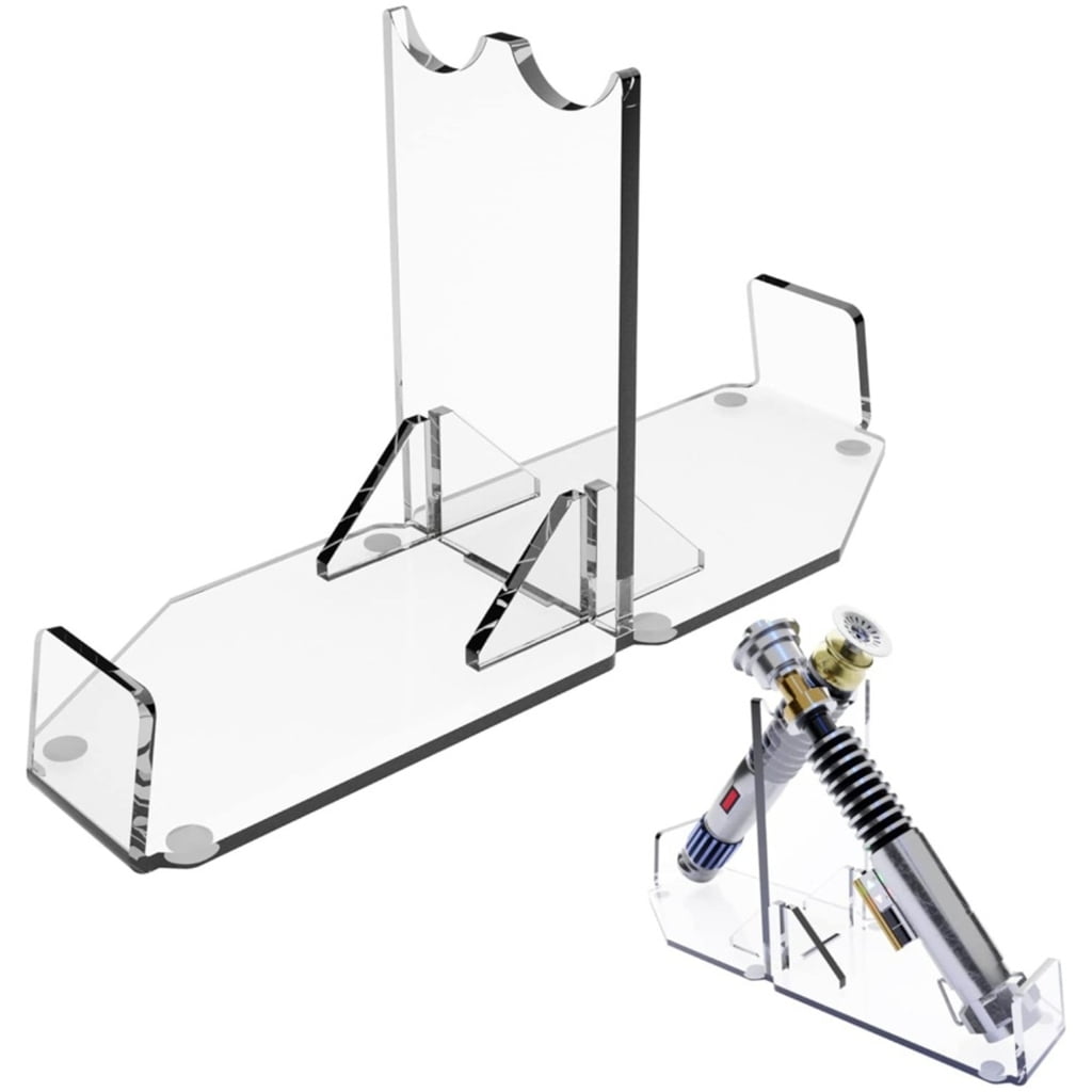 HGYCPP Clear Acrylic Stand Showcase Protect Your Double Edged Weapons ...