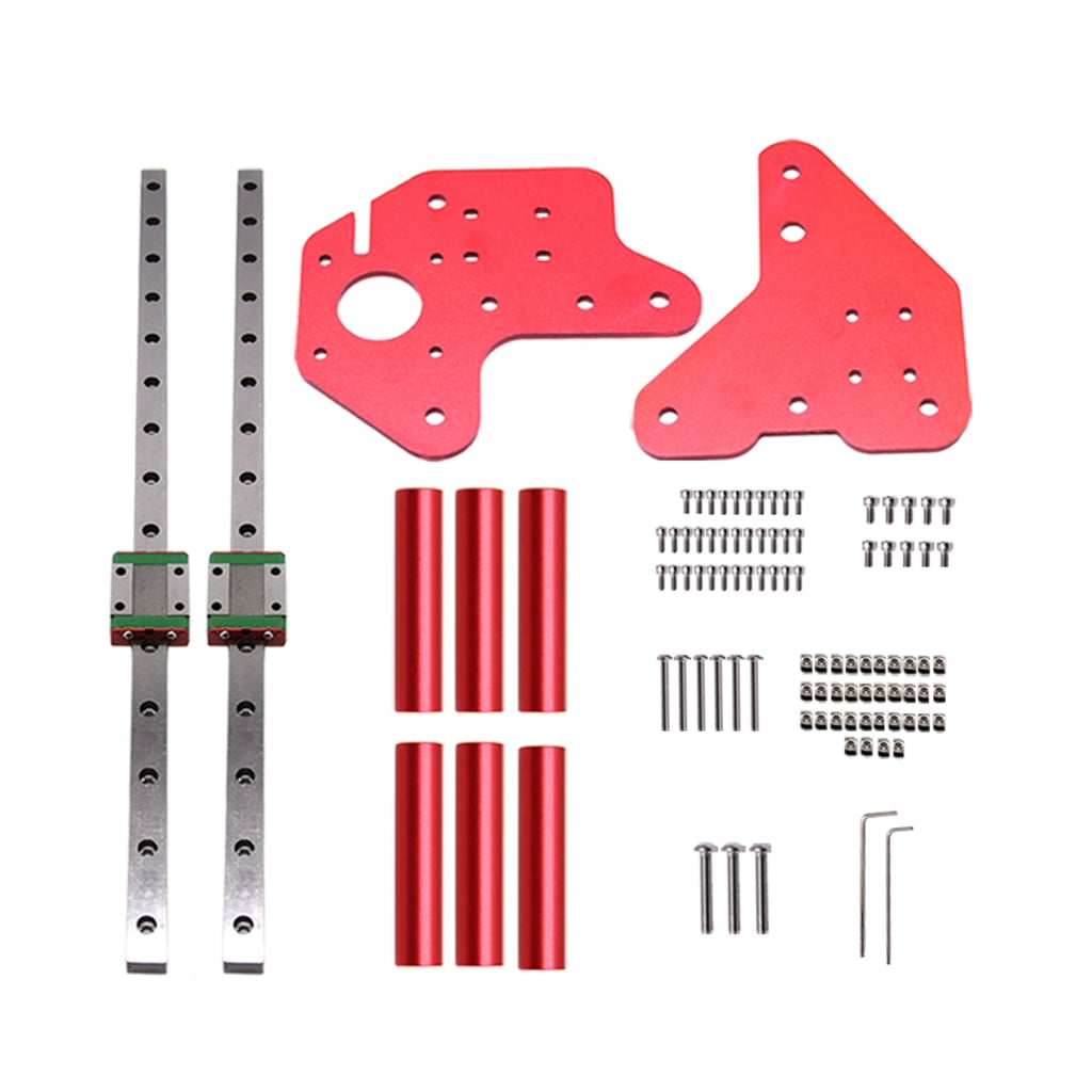 HGYCPP Dual Z-axis Linear Rail Guide Upgraded Kit with Fixing Plate ...
