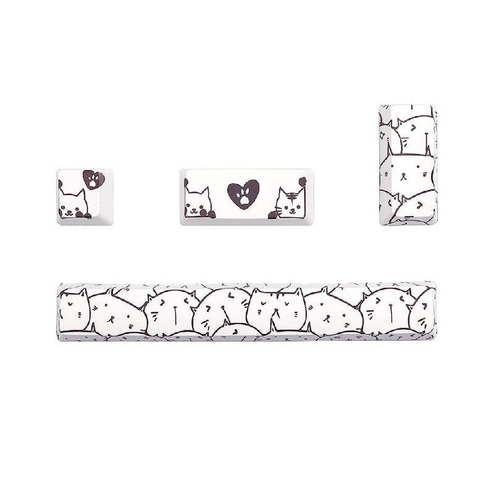 HGYCPP Dye-subbed PBT 4 Keycaps Keycap, Spacebar Keycap, Esc Keycap ...