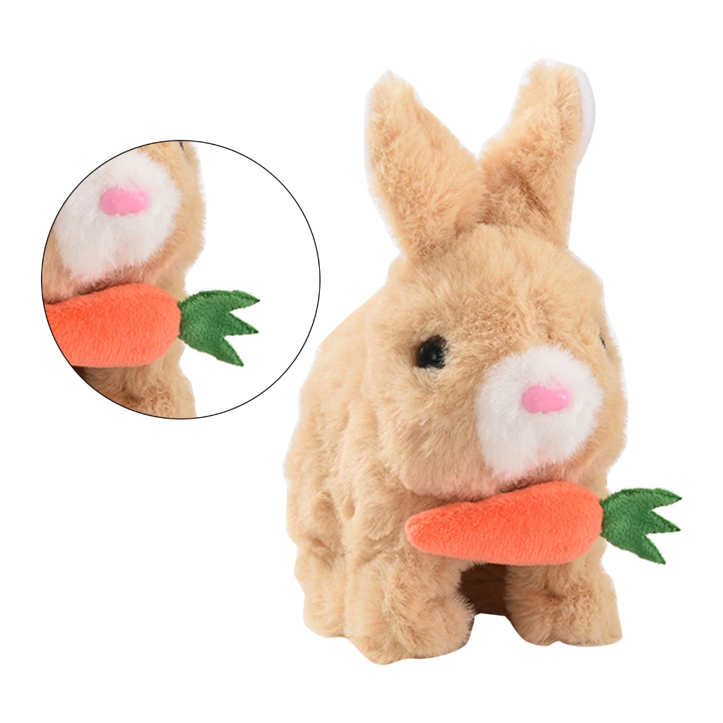 HGYCPP Electric Plush Cartoon Rabbit Doll Creative Funny Rabbit Toy ...