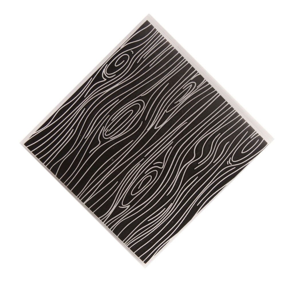 HGYCPP Embossing Folders Clear Plastic Template Tree Texture Stencil ...