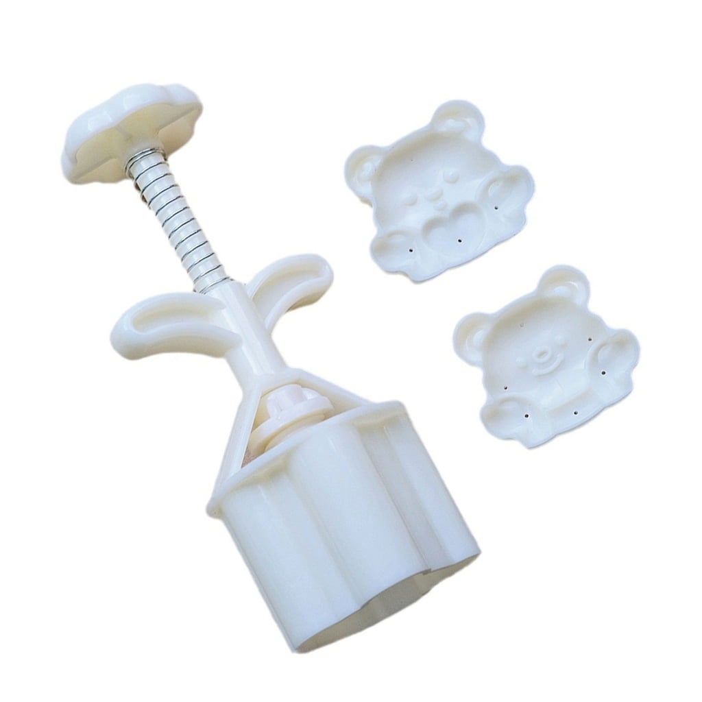 HGYCPP Heart Bear Moon Cake Press Molds Cookie Stamps MidAutumn Moon ...