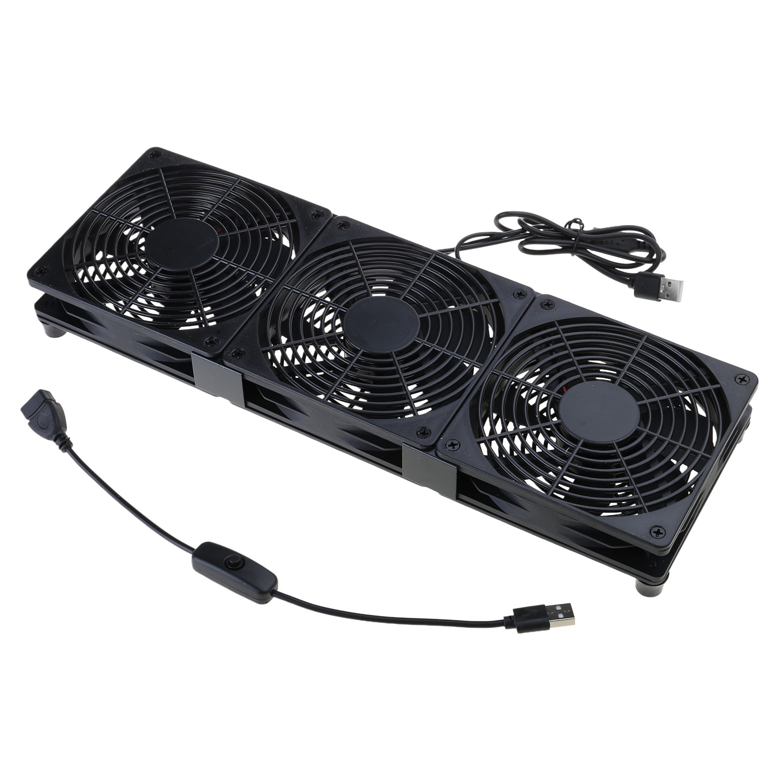 HGYCPP High Airflow 120mm USB Cooling Fan with Rubber Feet for Routers ...
